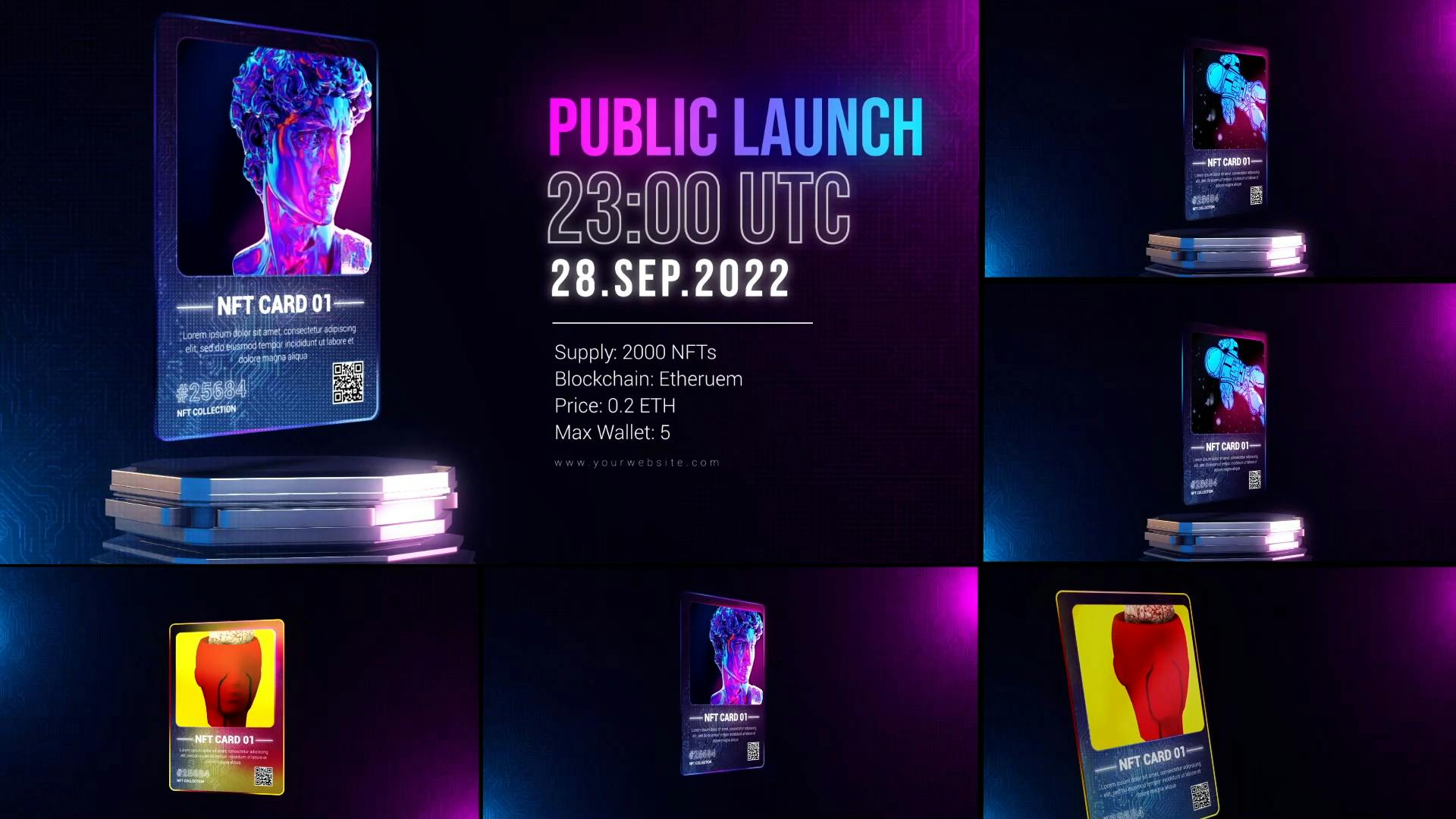 NFT Elements Pack video templates | Artlist