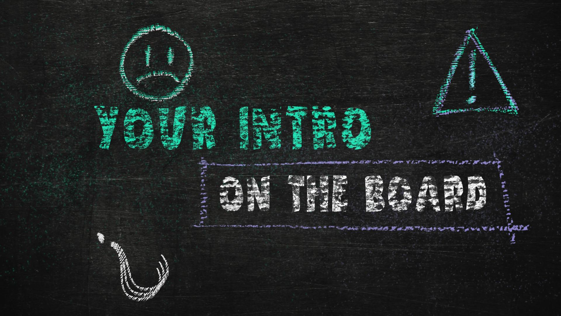 Intro On The Board video templates | Artlist