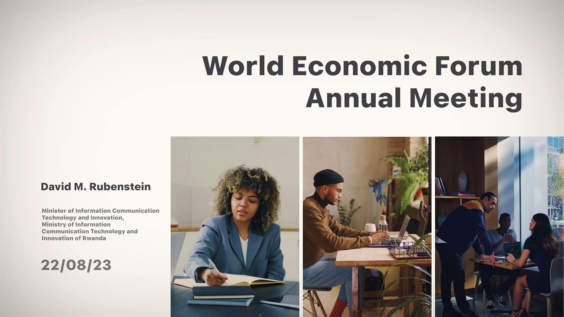 World Economic Forum video templates | Artlist