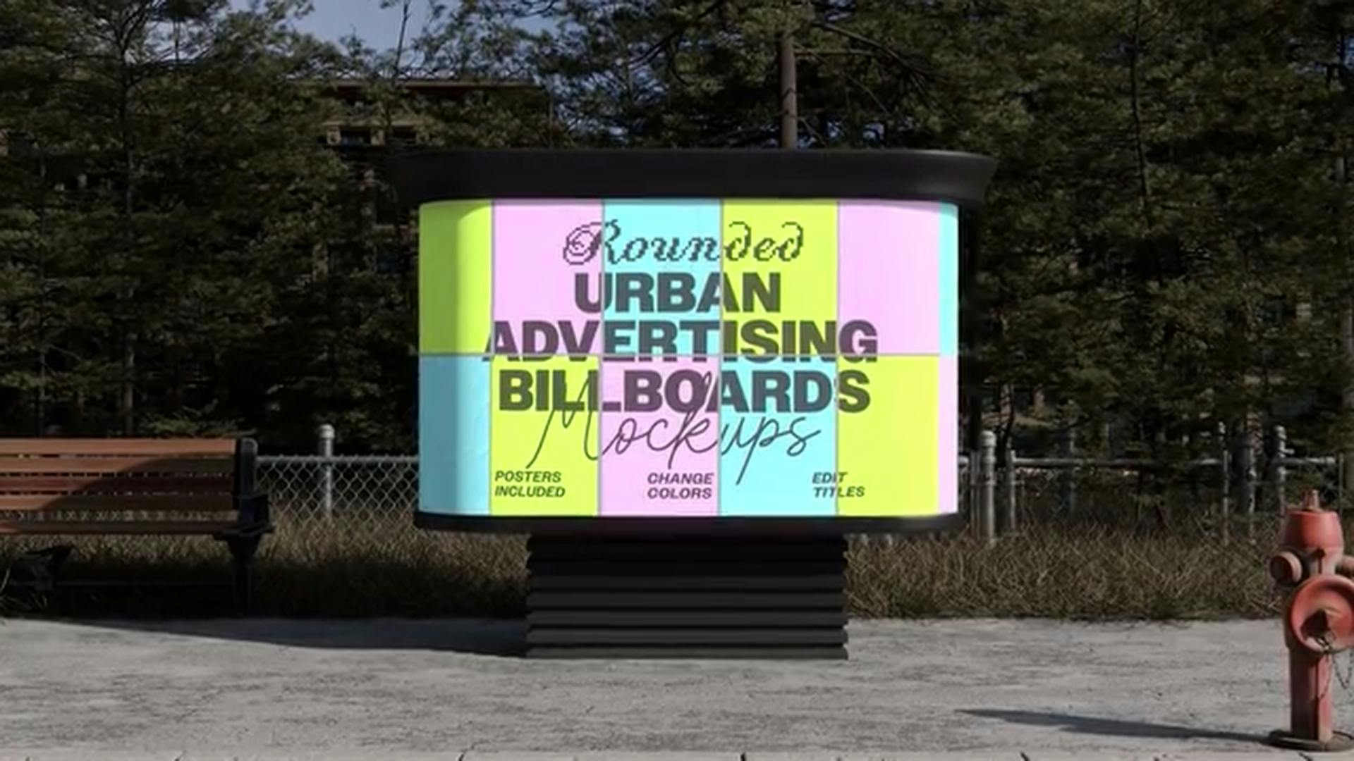 Urban Advertising Billboards video templates | Artlist