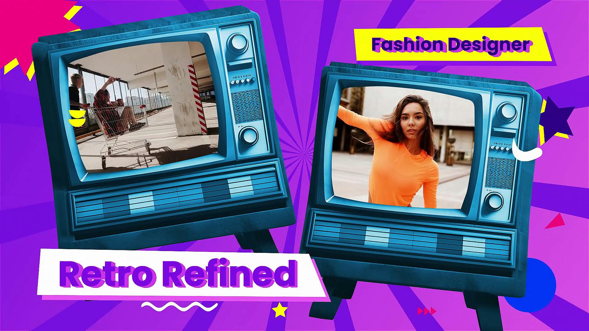 Funky Retro TV Promo video templates | Artlist
