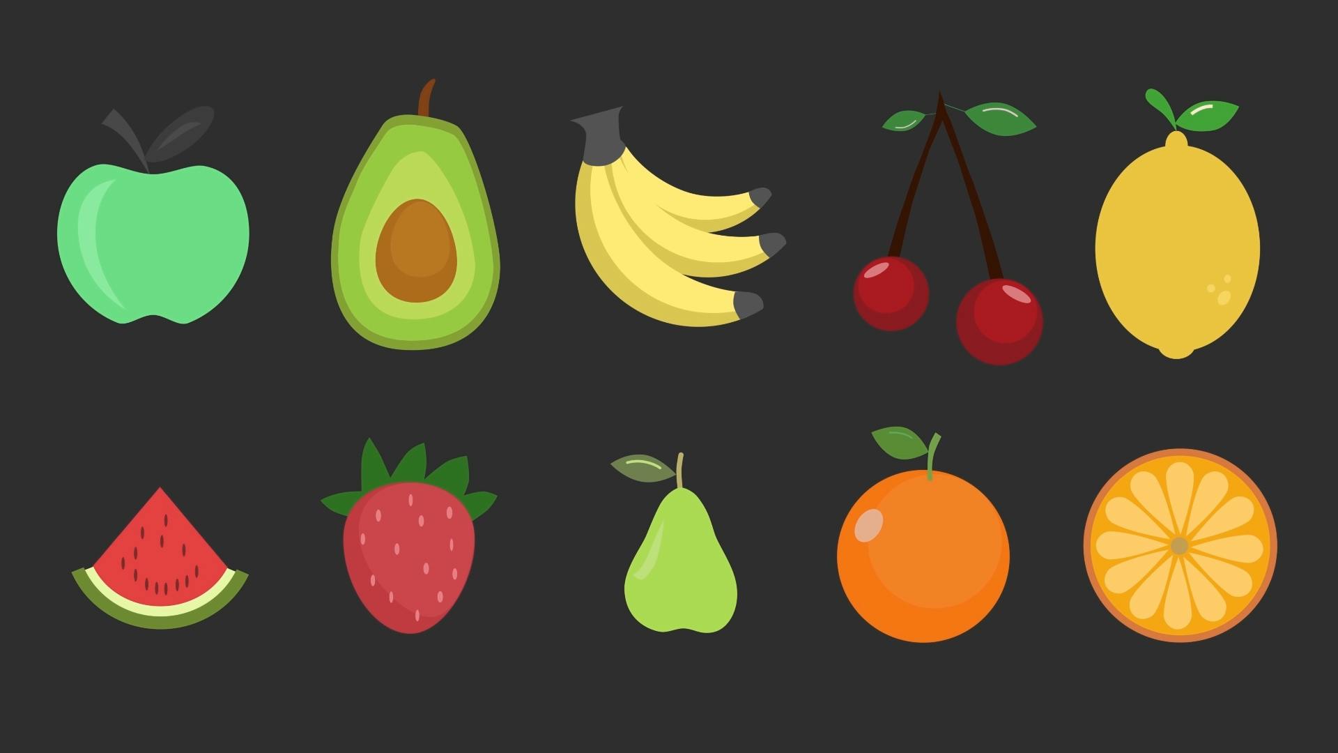 Fruits Icons Pack video templates | Artlist