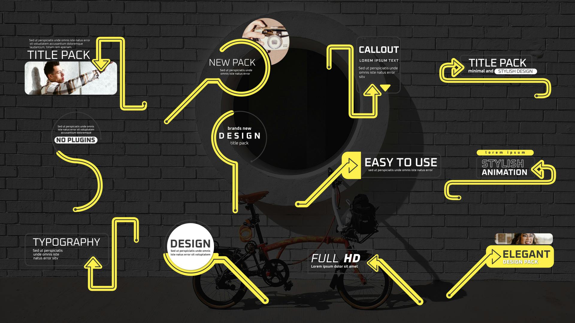 Modern Callout Titles video templates | Artlist