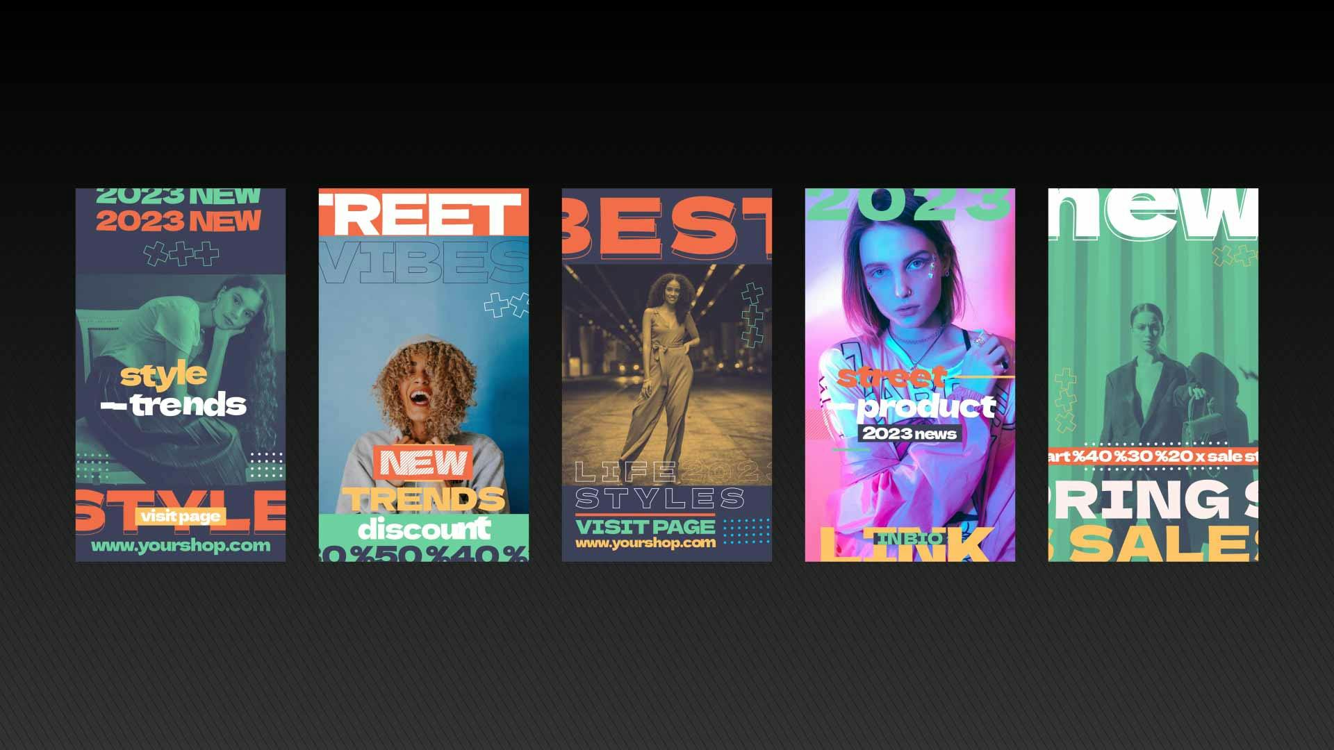 Urban Wear Social Reels video templates | Artlist