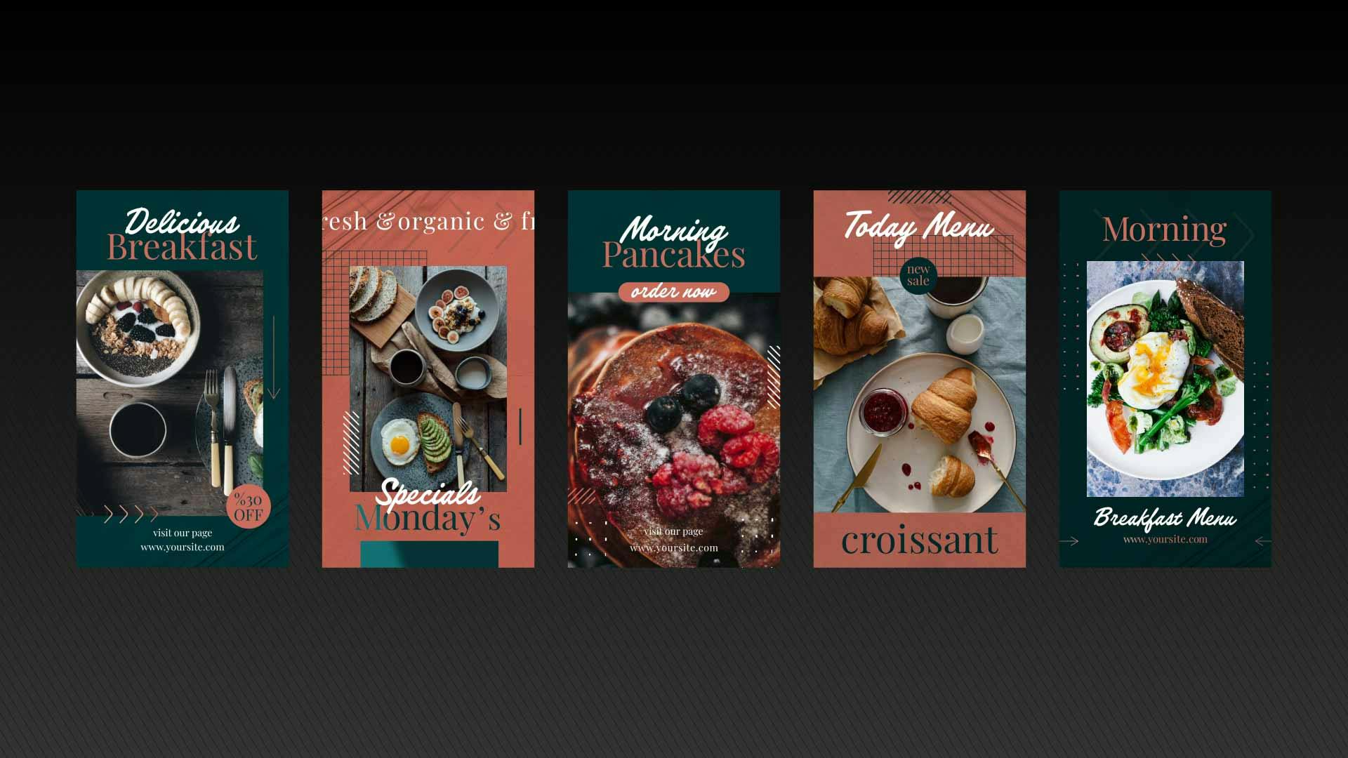 Breakfast Social Reels video templates | Artlist