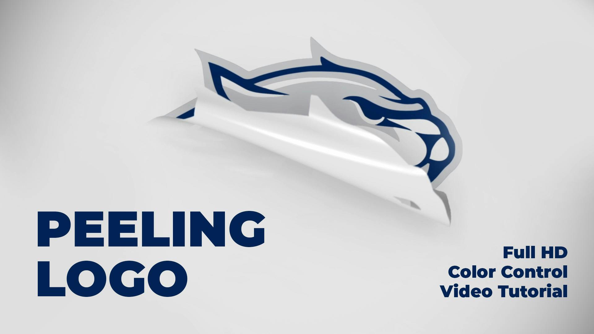 Peeling Logo video templates | Artlist