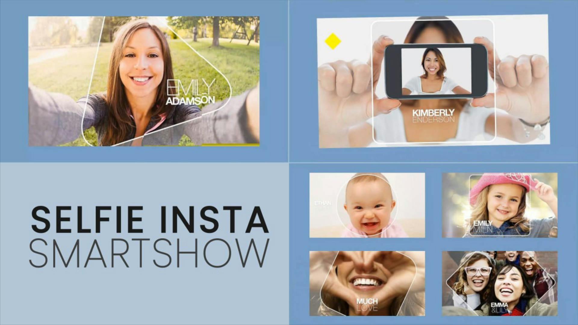 Selfie Insta SmartShow video templates | Artlist