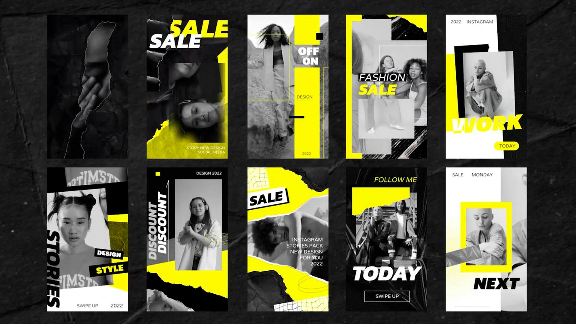 Dynamic Stories Pack video templates | Artlist