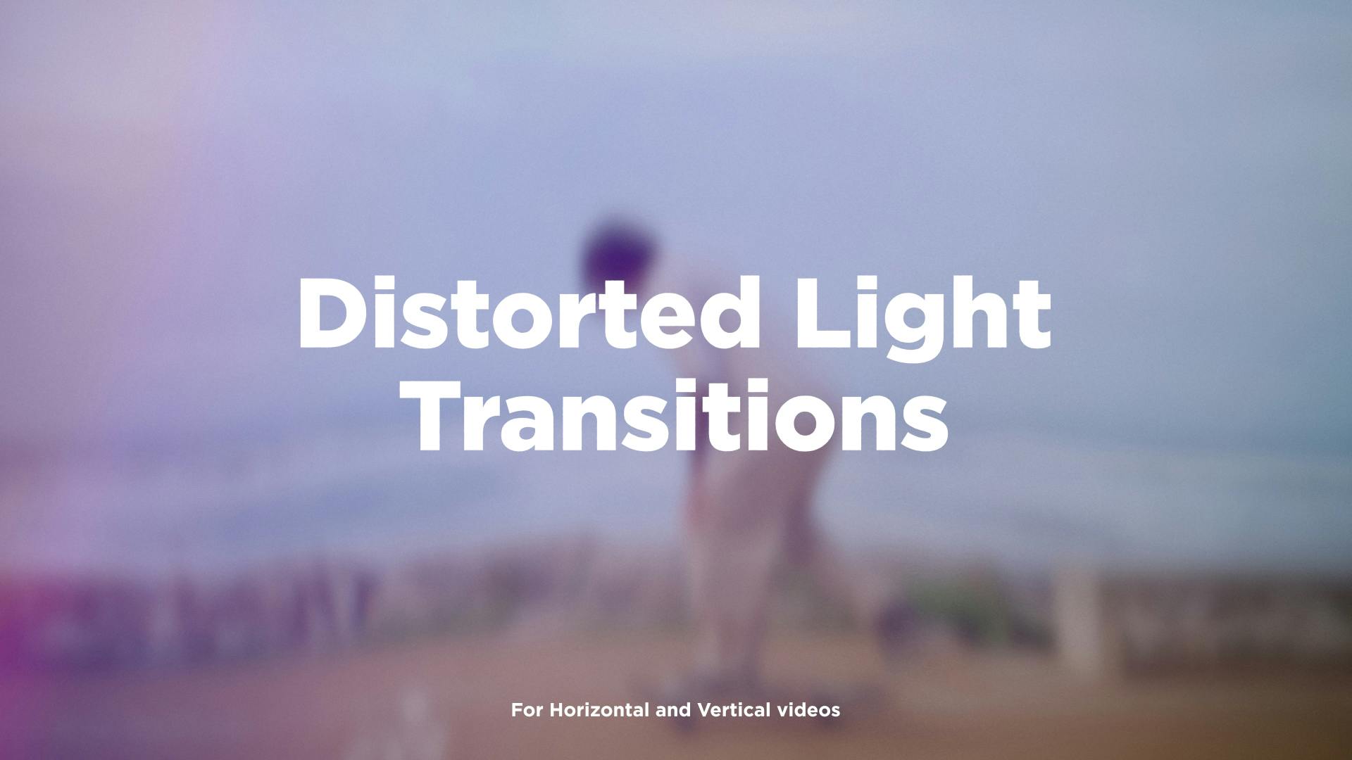 Distorted Light Transitions video templates | Artlist