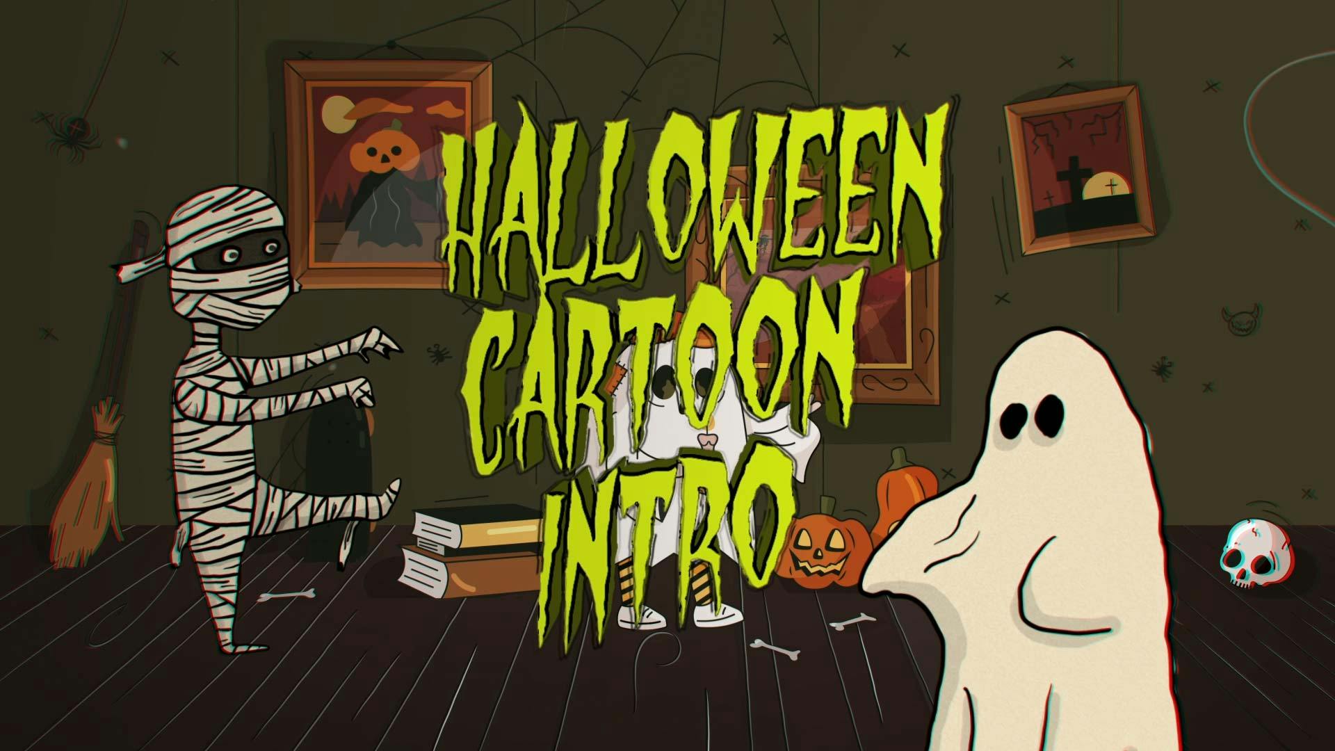 Halloween Cartoon Intro video templates | Artlist