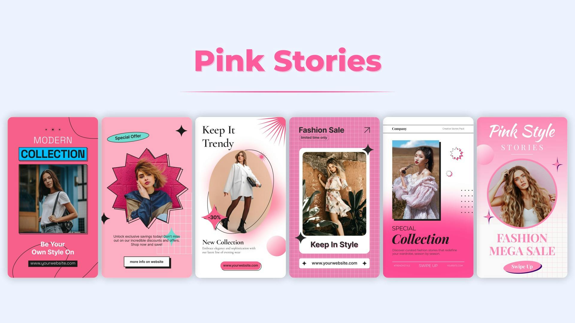 Pink Stories video templates | Artlist