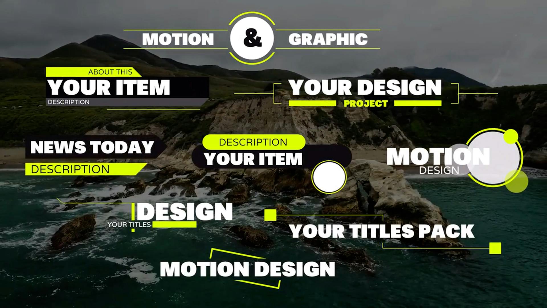 Modern Titles video templates | Artlist