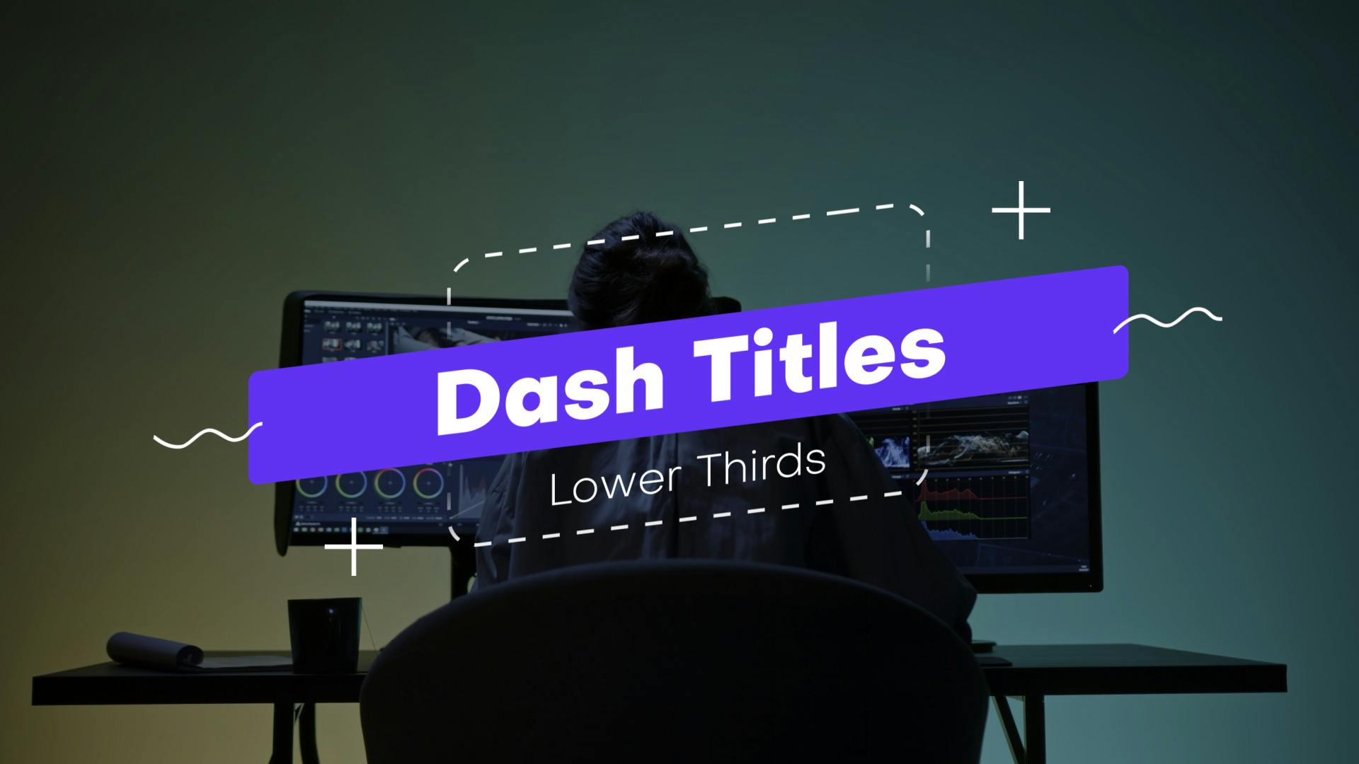 Dash Titles Lower Thirds video templates | Artlist