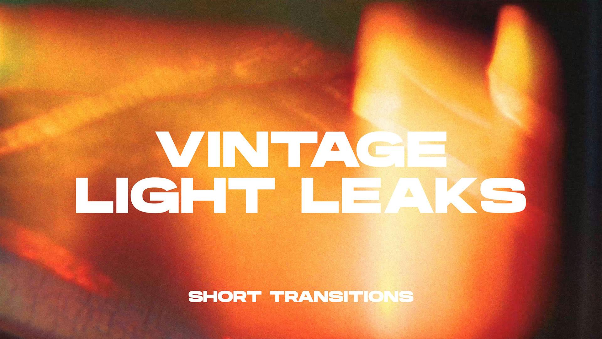Vintage Light Leaks Transitions video templates | Artlist