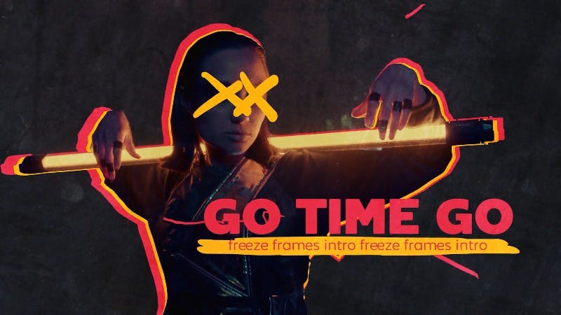 Go Time Freeze Frames Intro video templates | Artlist