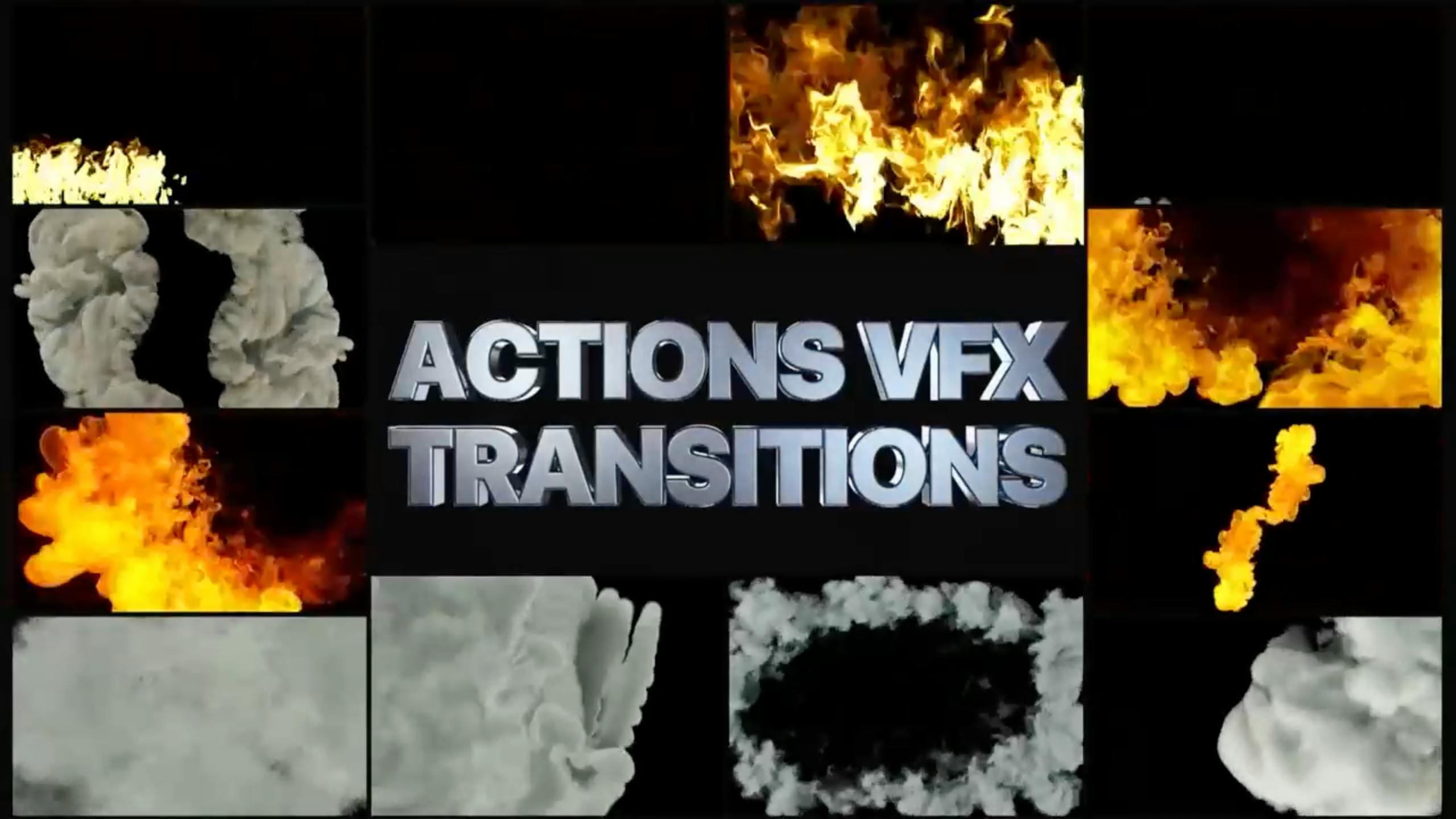 Smoke And Fire Transitions video templates | Artlist