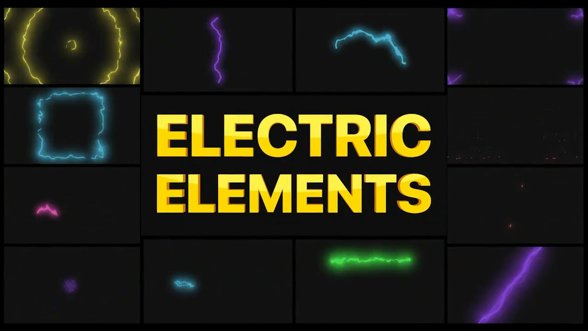 Electric Elements video templates | Artlist