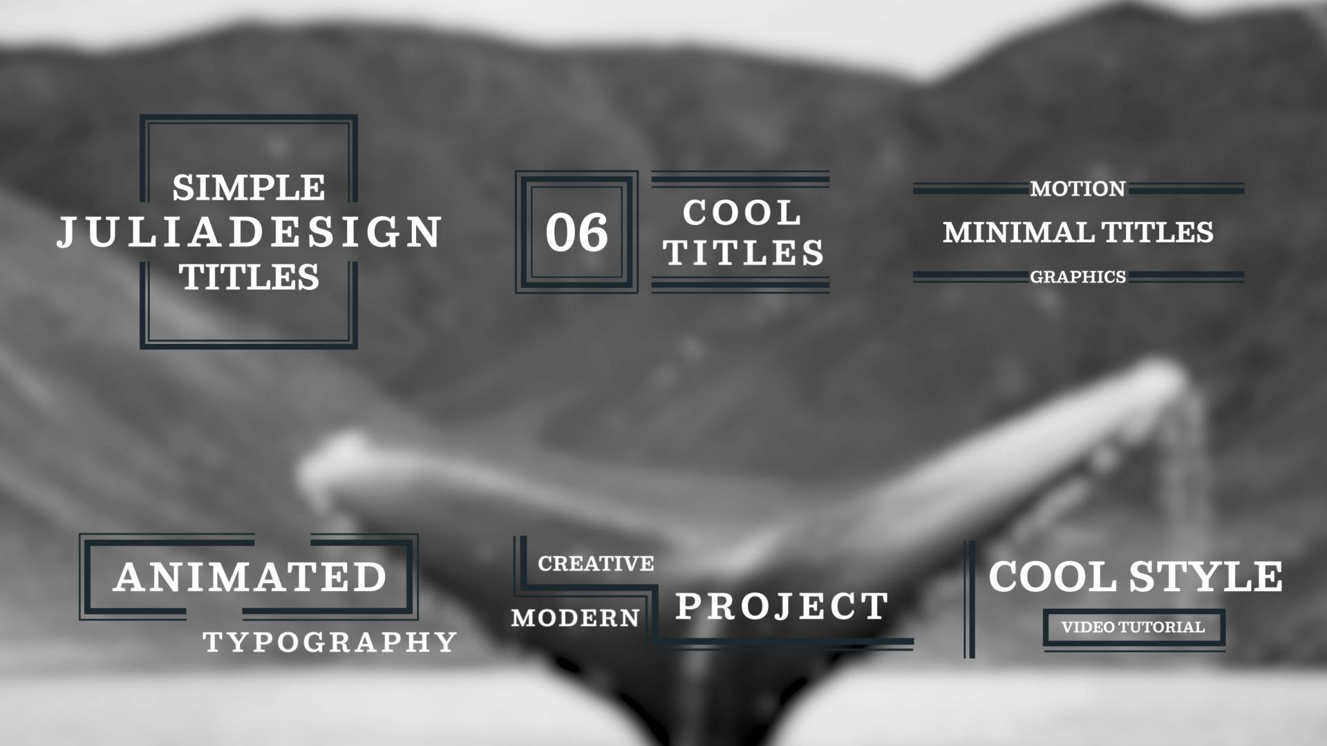 Simple Minimal Titles video templates | Artlist