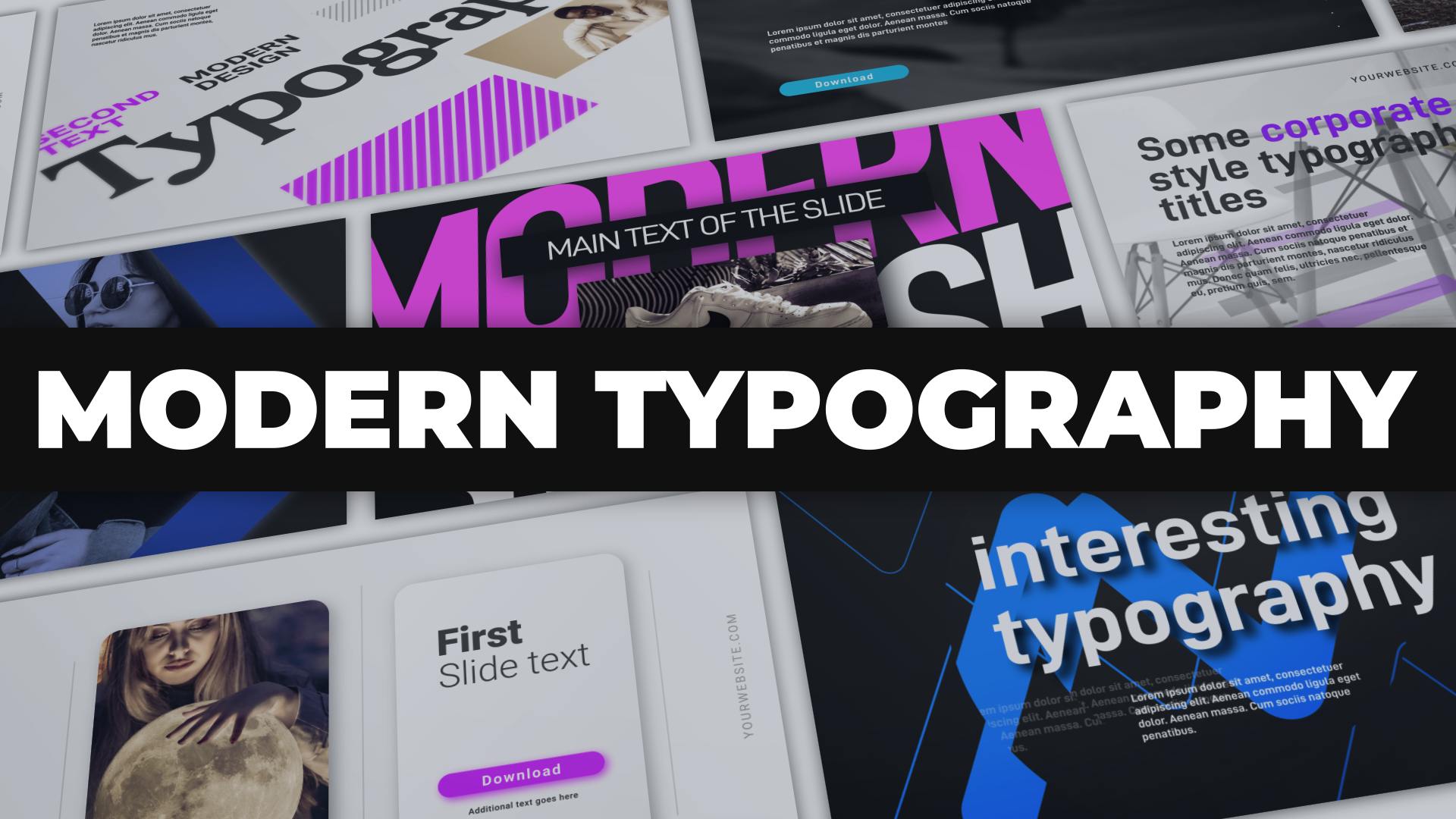 Typography Promo video templates | Artlist