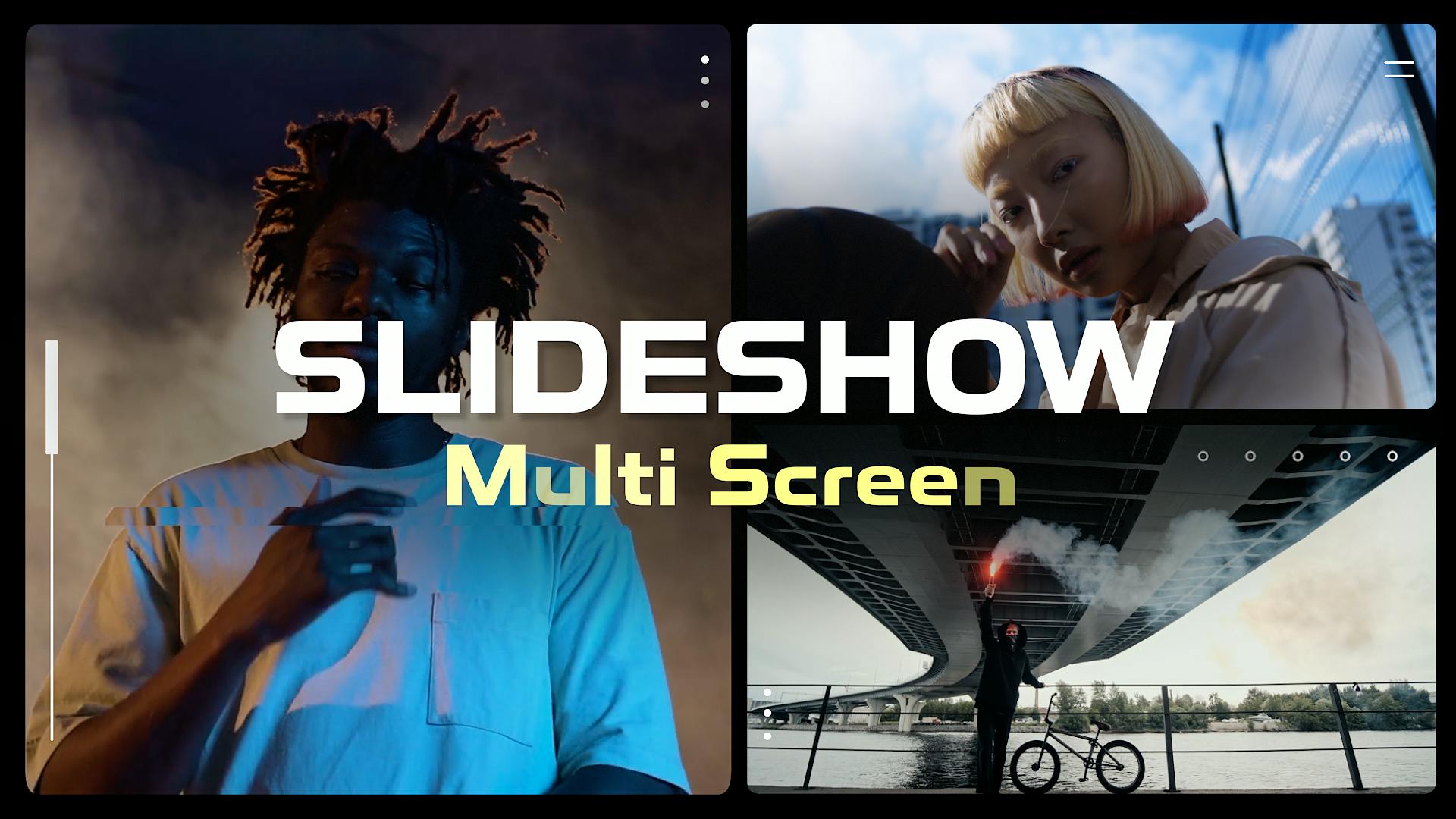 Multi Screen Slideshow video templates | Artlist