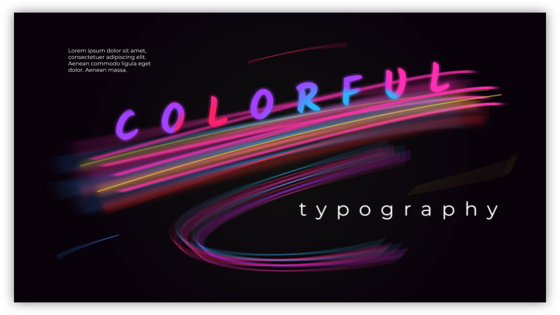Modern Colorful Typography video templates | Artlist