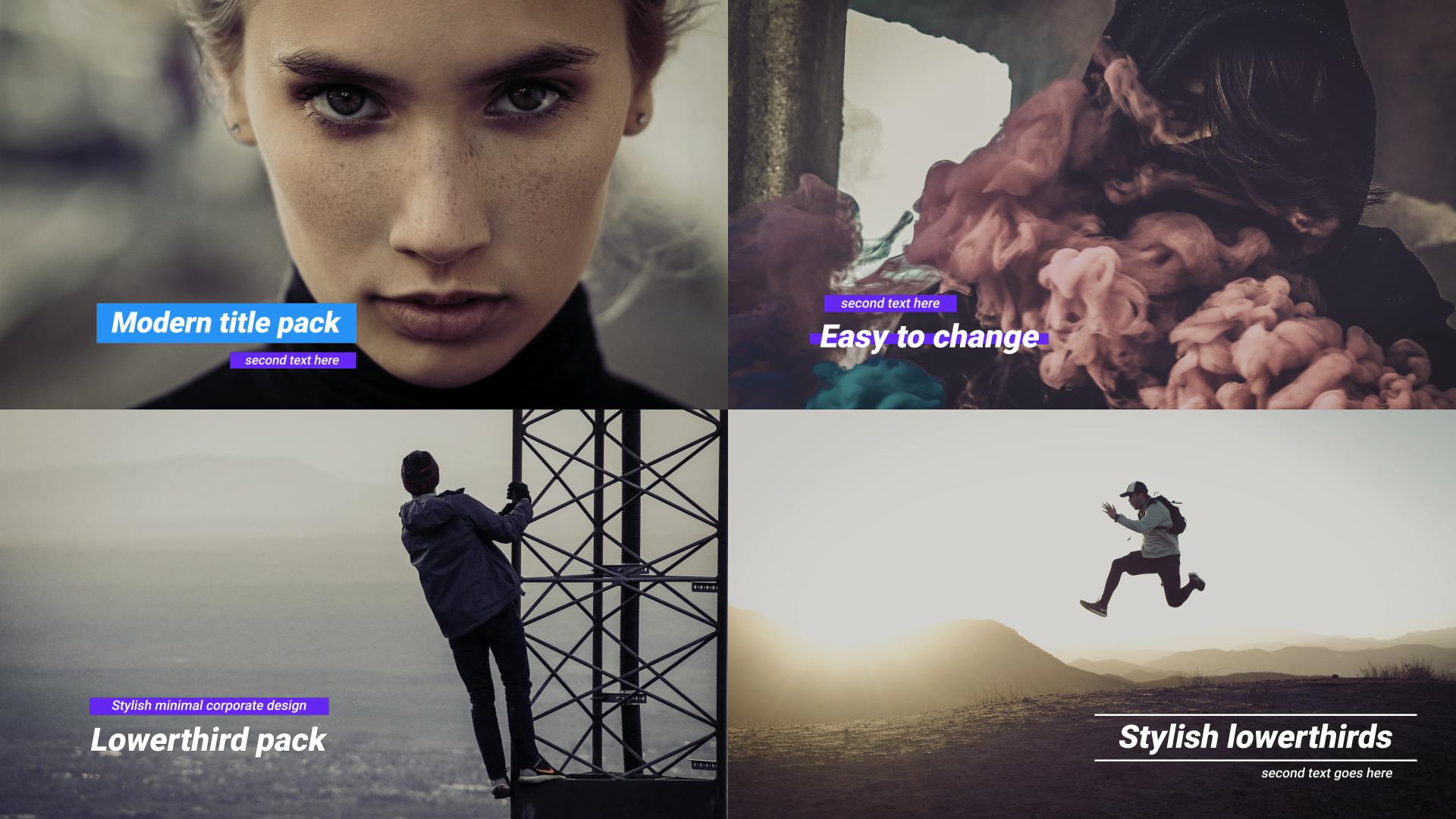 Creative Minimal Lower Thirds video templates | Artlist