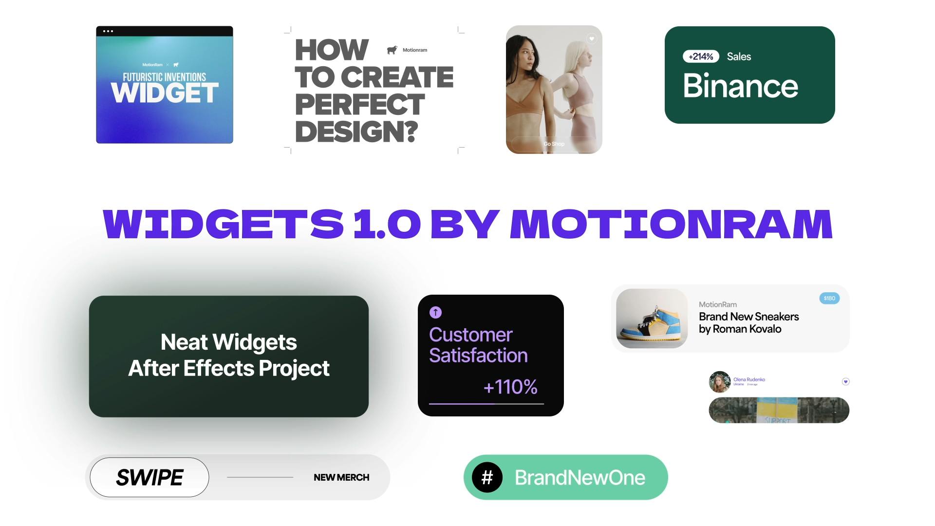 Widgets video templates | Artlist