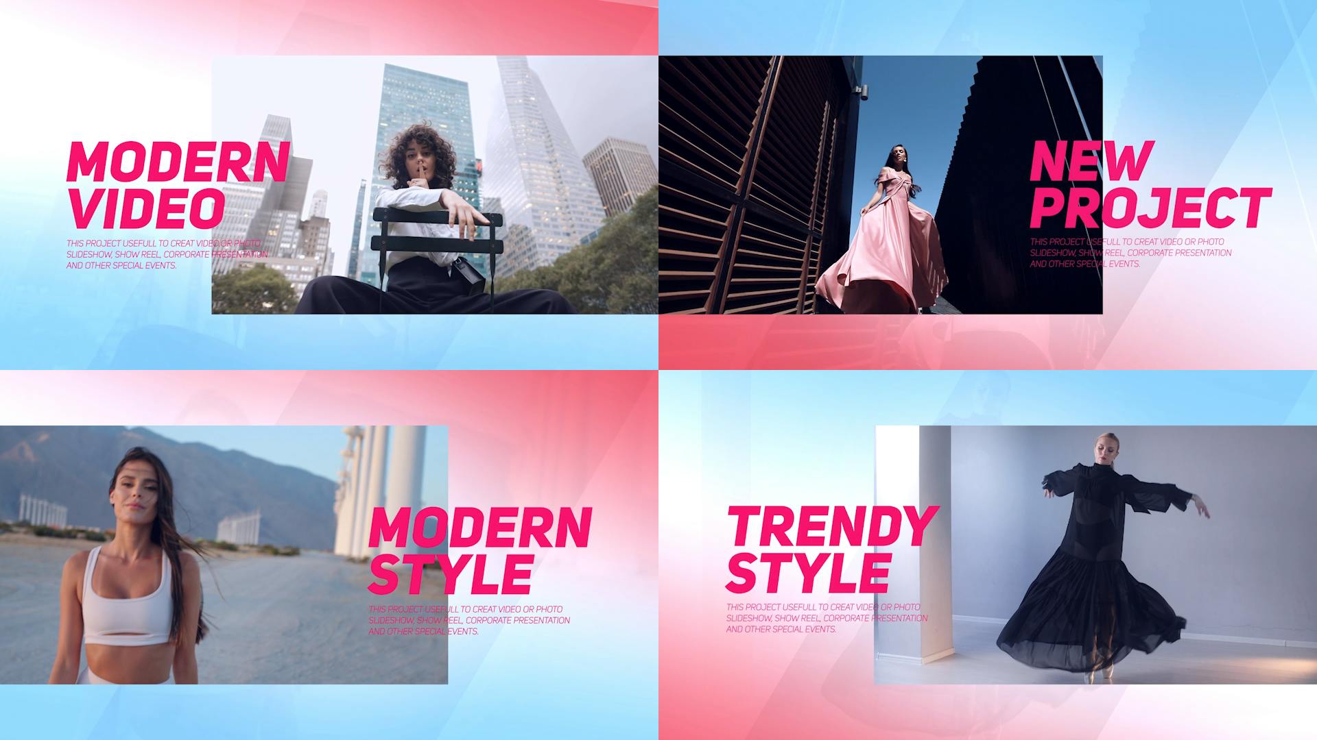 Clean Slideshow video templates | Artlist