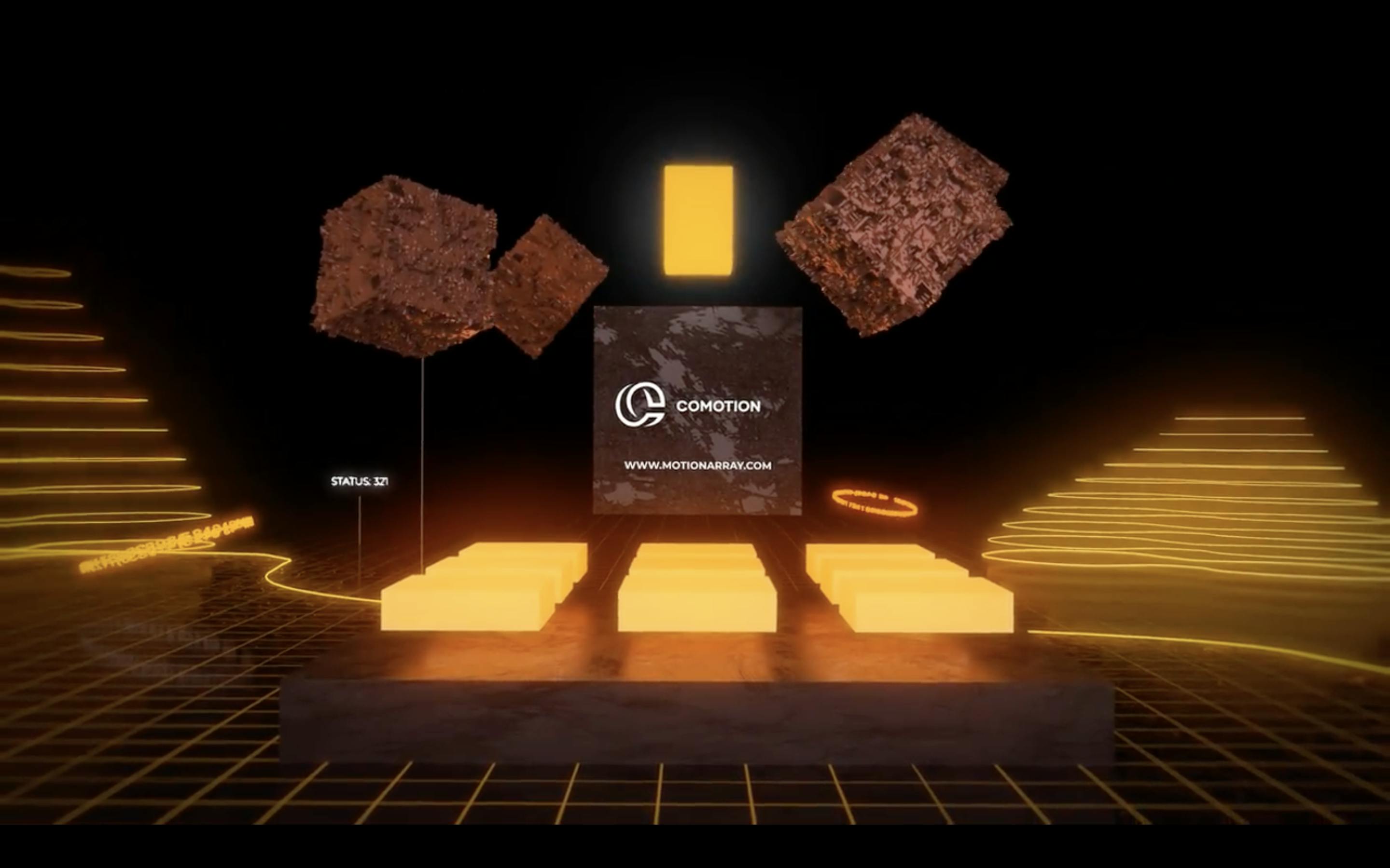 Abstract Glow Logo Reveal video templates | Artlist