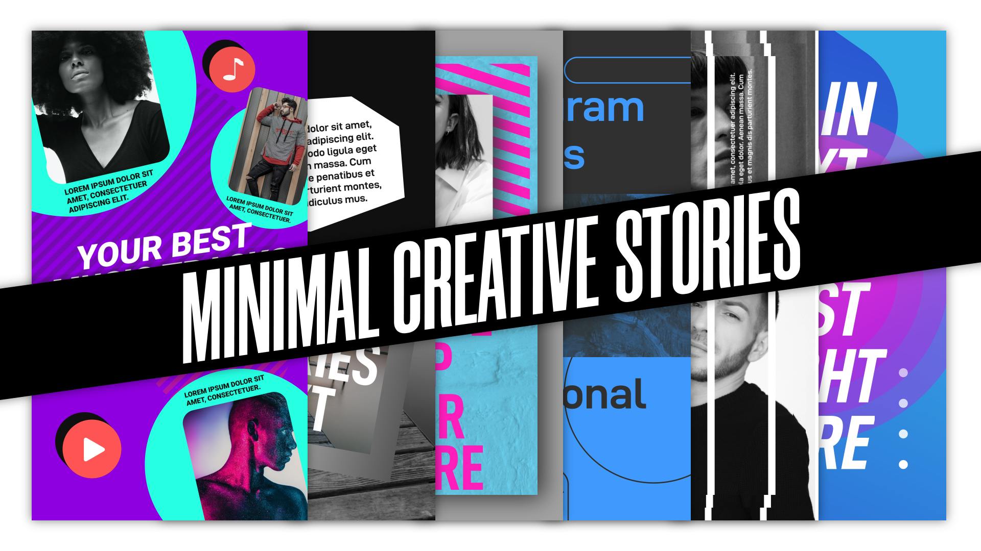 Minimal Creative Stories video templates | Artlist