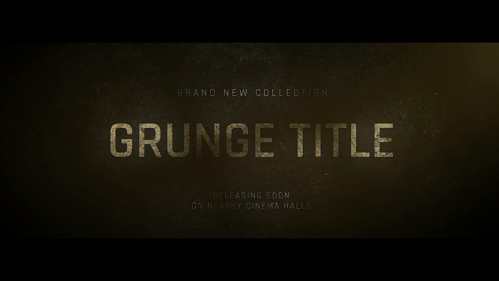 Grunge Title video templates | Artlist
