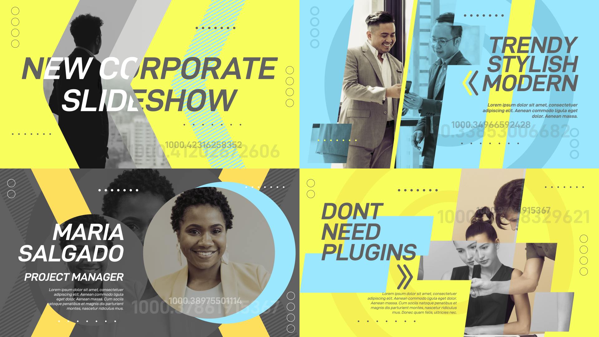 Corporate Slideshow video templates | Artlist