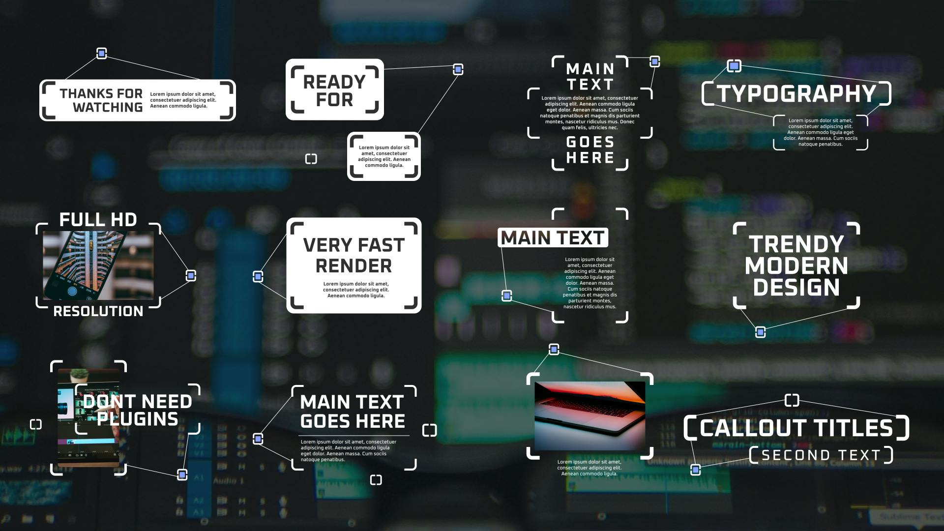 Hi-Tech Call Out Titles video templates | Artlist