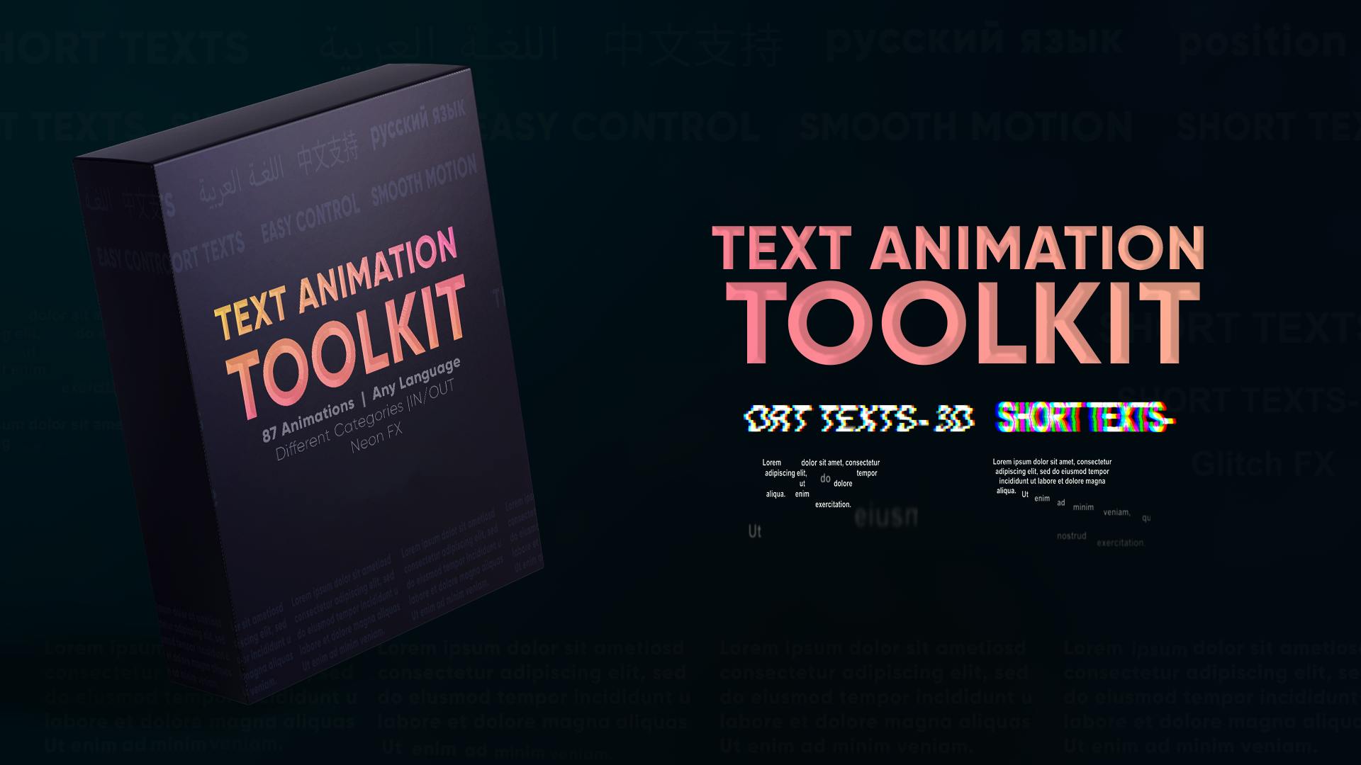 Text Animation Toolkit video templates | Artlist