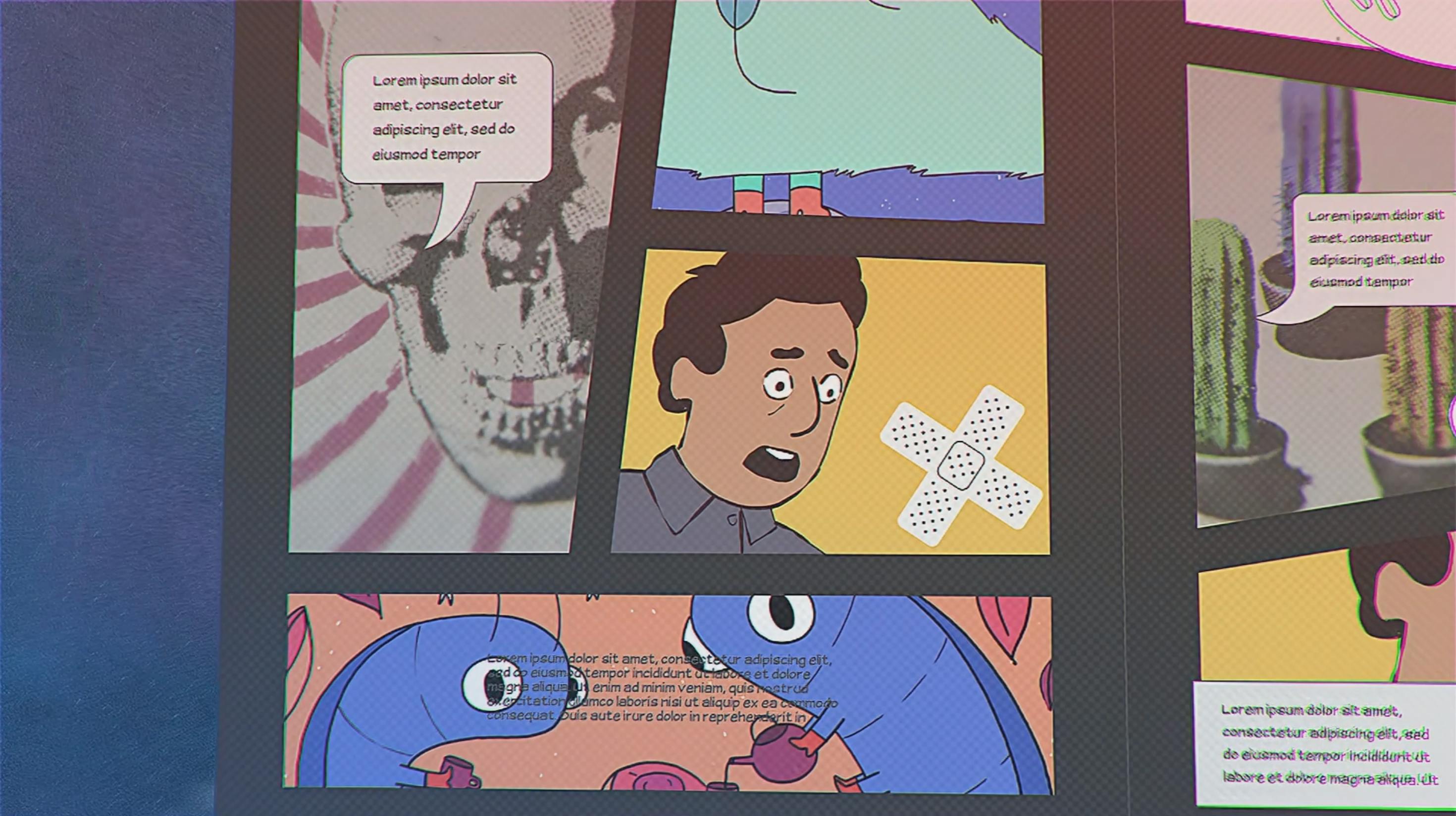 Comics Magazine video templates | Artlist