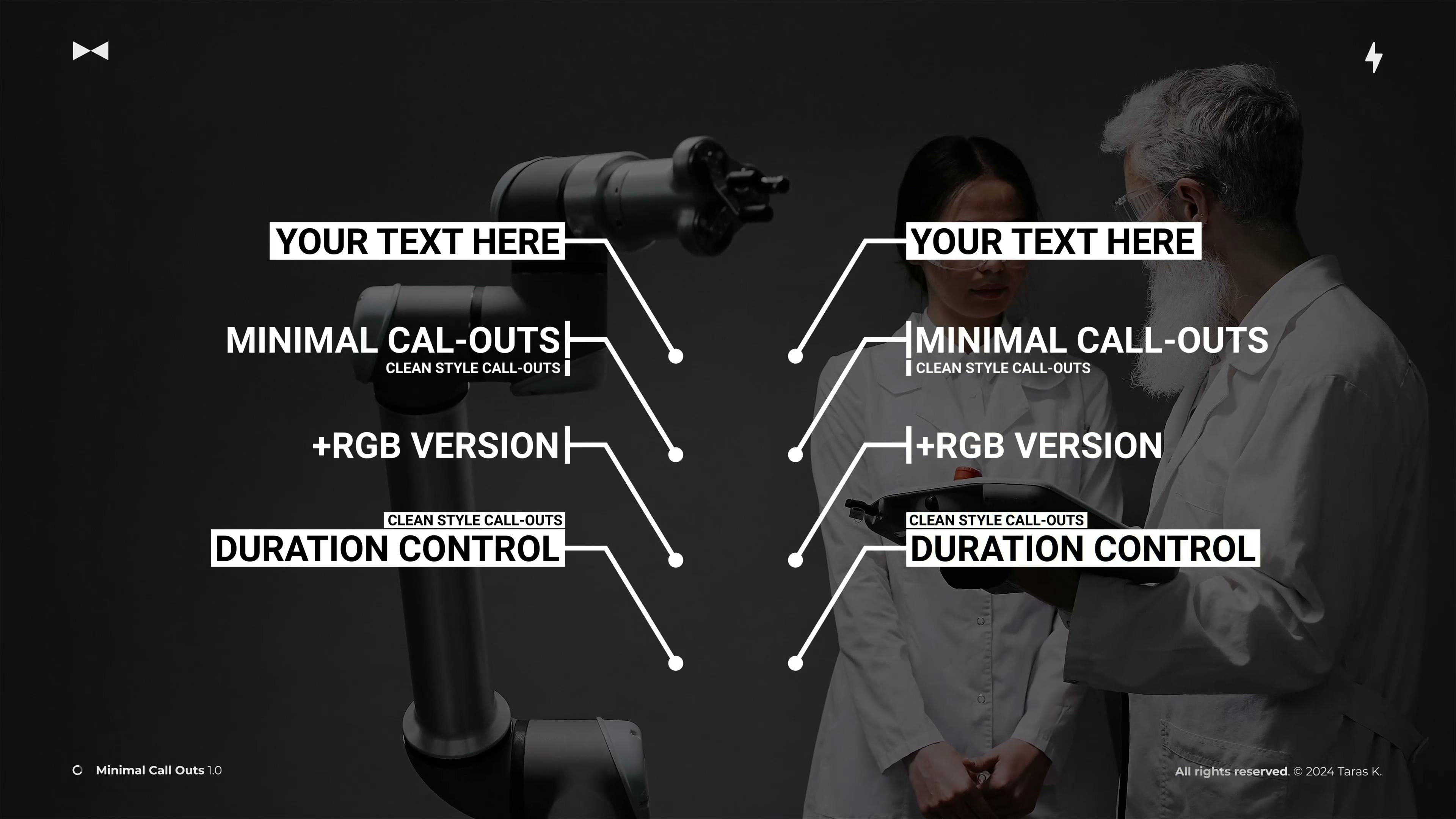 Minimal Call Outs video templates | Artlist