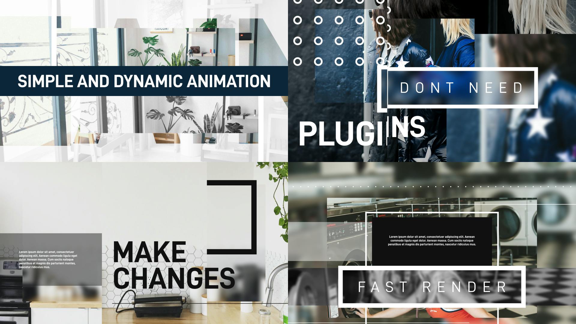 Clean Dynamic Slideshow video templates | Artlist
