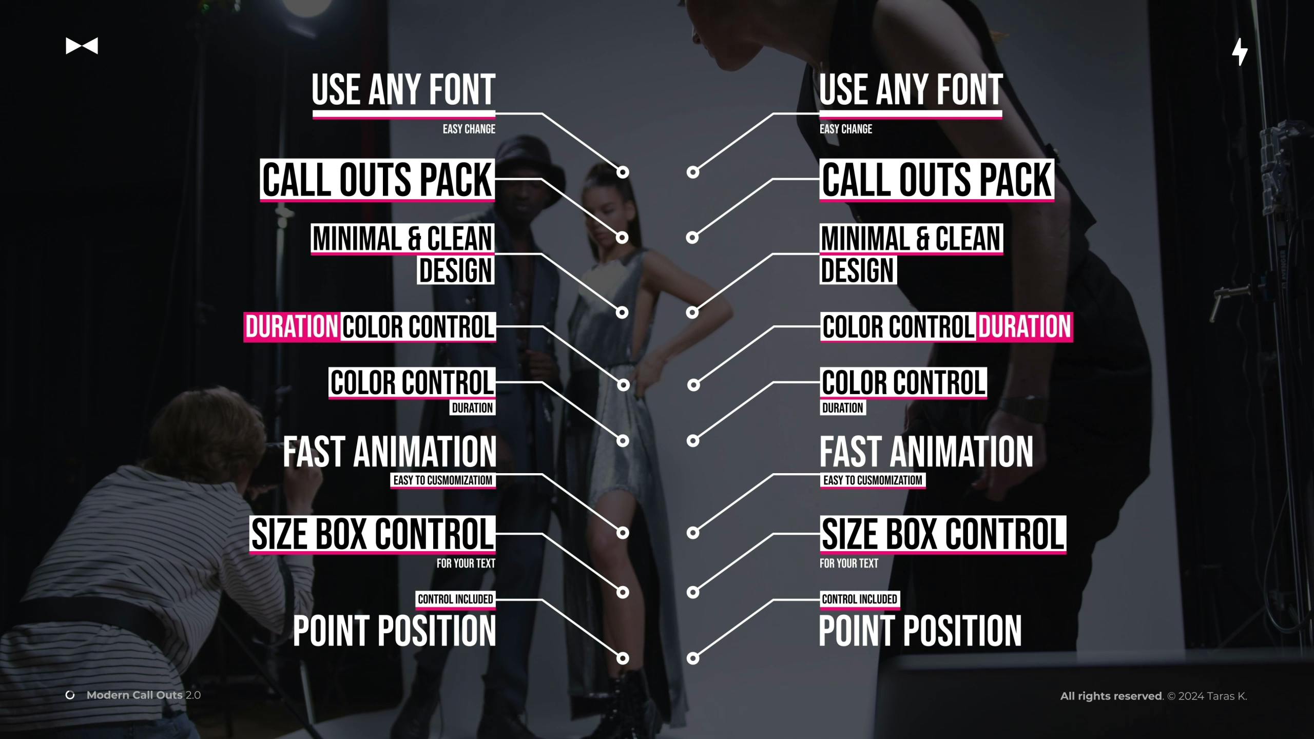 Classic Modern Call Outs video templates | Artlist
