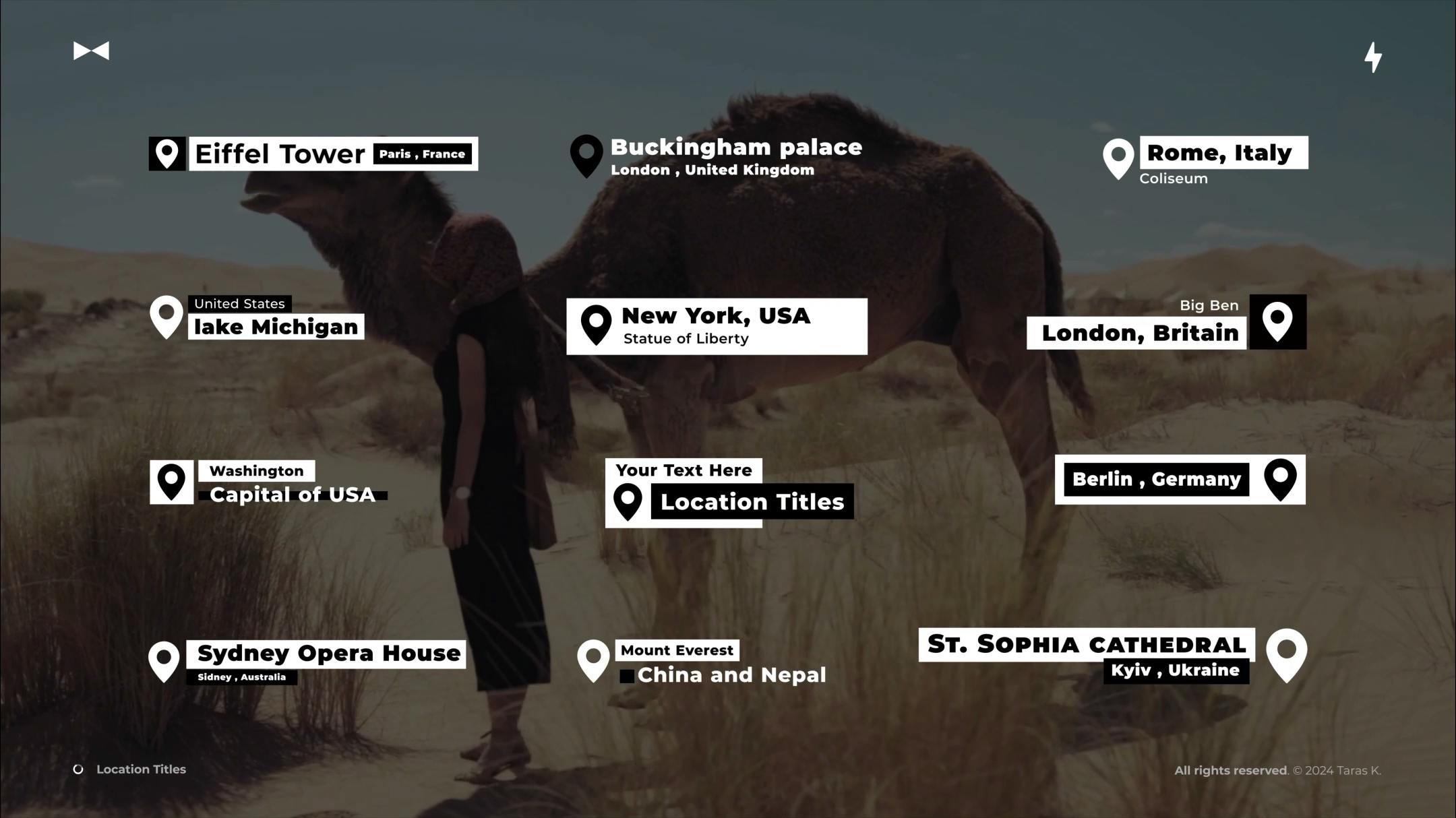 Location Titles video templates | Artlist
