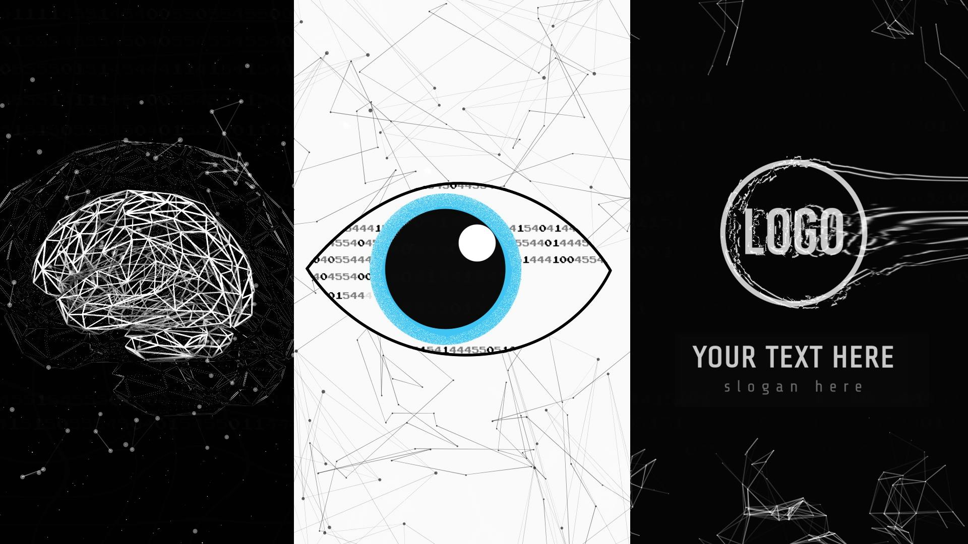 Ai Glitch Logo Reveal video templates | Artlist